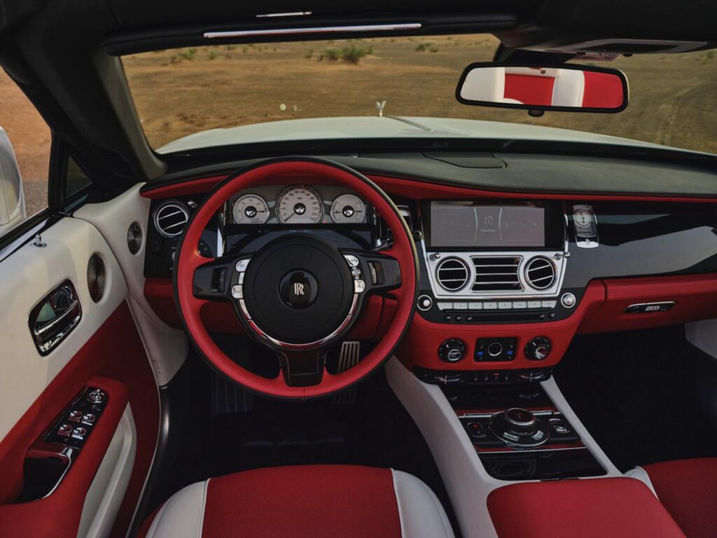 Rent Rolls Royce Dawn White | Rolls Royce Dawn White Rental